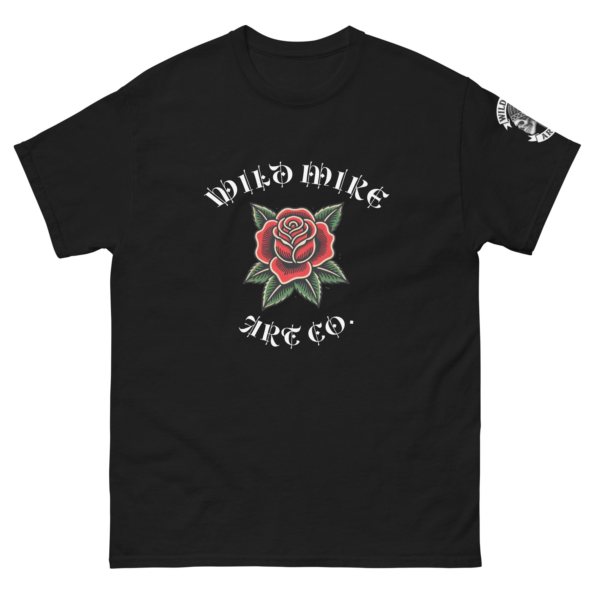 Traditional Rose tee – Wild Mike Art Co.